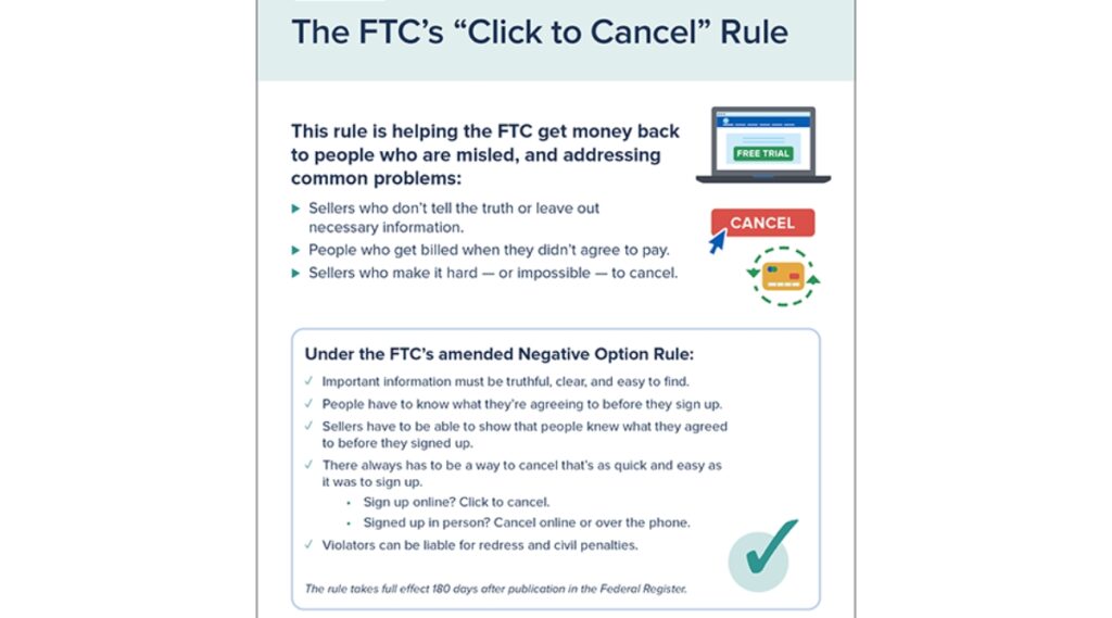 FTC Announces Final Click to Cancel Rule for Subscriptions - The Tech Tribune