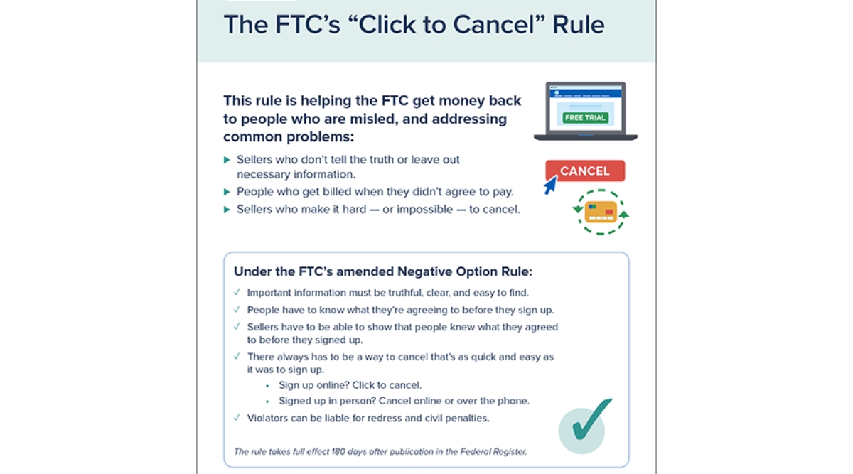FTC Announces Final Click to Cancel Rule for Subscriptions - The Tech Tribune